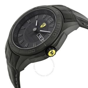 Scuderia Ferrari | Accessories | Scuderia Ferrari Leather Strap Black ...